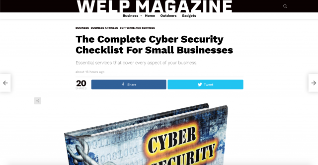 The Complete Cyber Security Checklist For Small Businesses - Digital ...